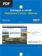 Manual de Uso de Concur para Usuarios | PDF | Contraseña | Tarjeta de ...