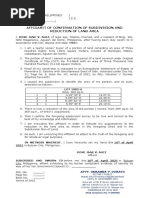Affidavit of Transferee Sample | PDF | Affidavit | Legal Documents