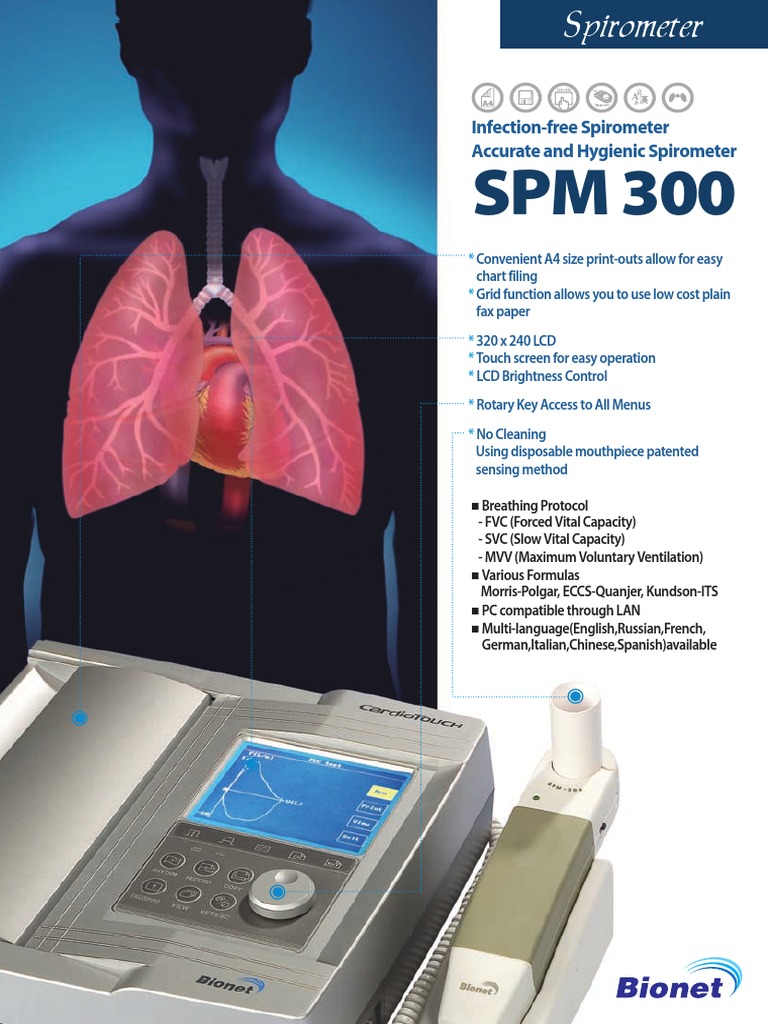 Infection-Free Spirometer Accurate and Hygienic Spirometer: Breathing ...