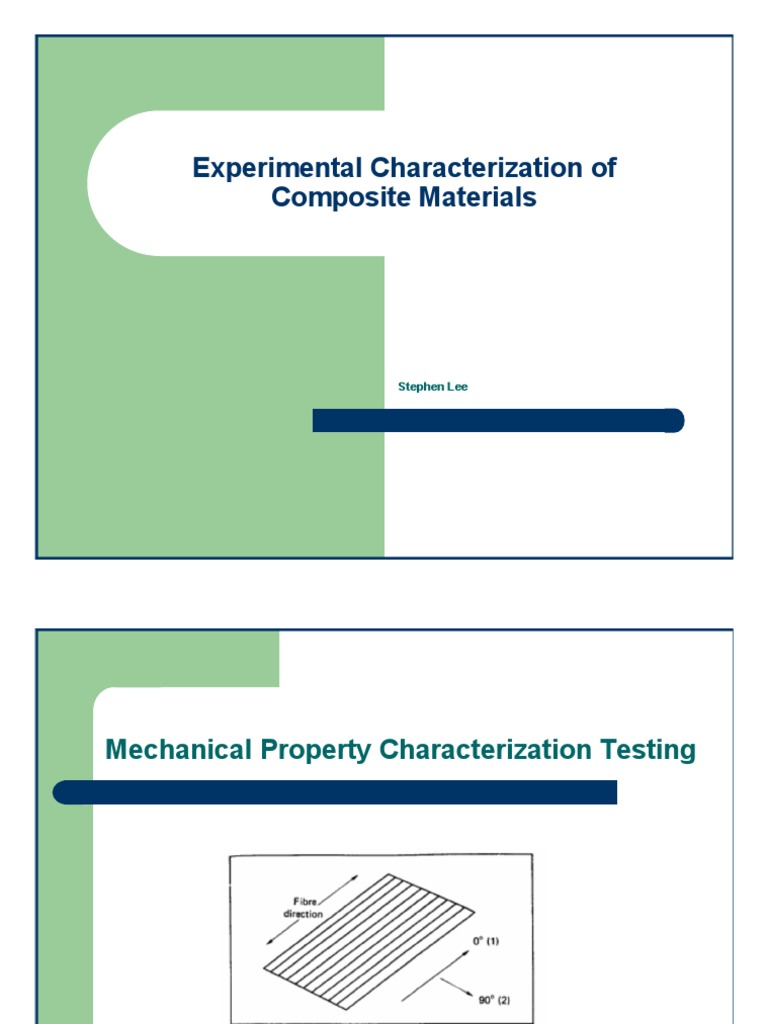 4 Experimental Characterization of Composite Materials | PDF ...