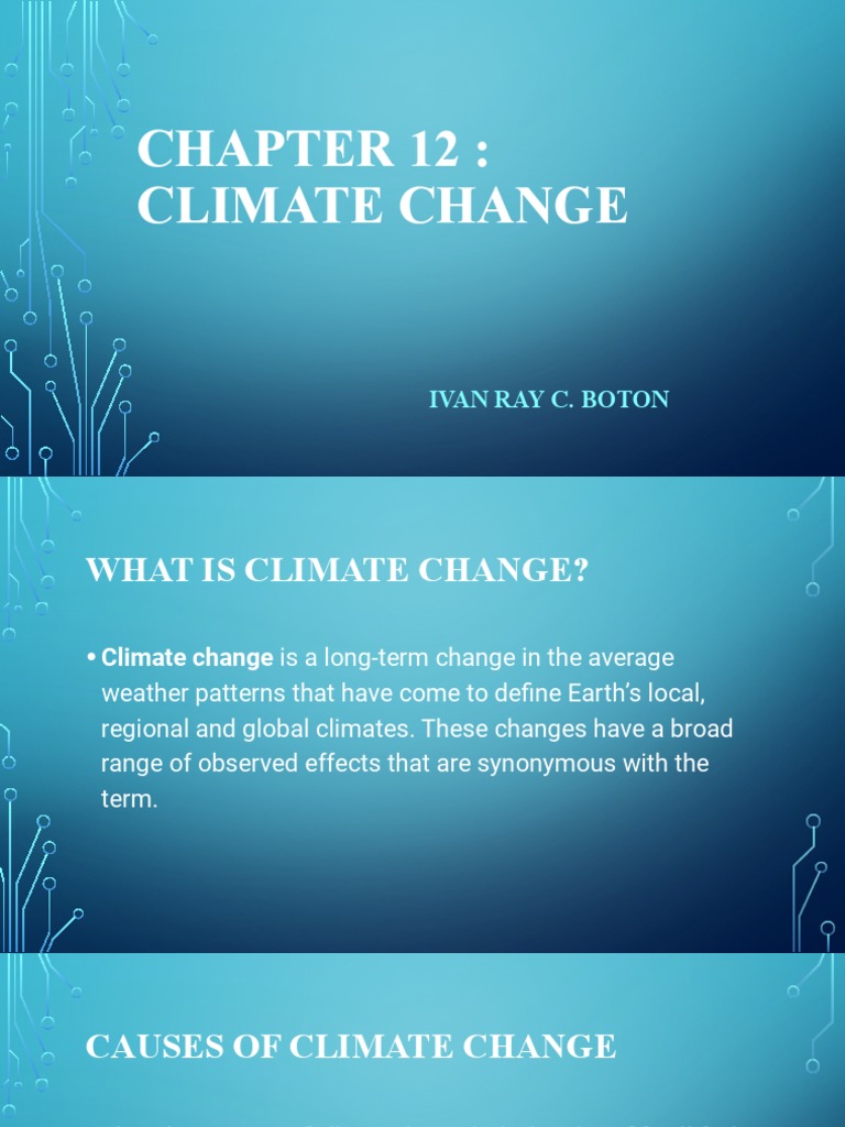 STS Report Climate Change | PDF | Earth | Climate Change