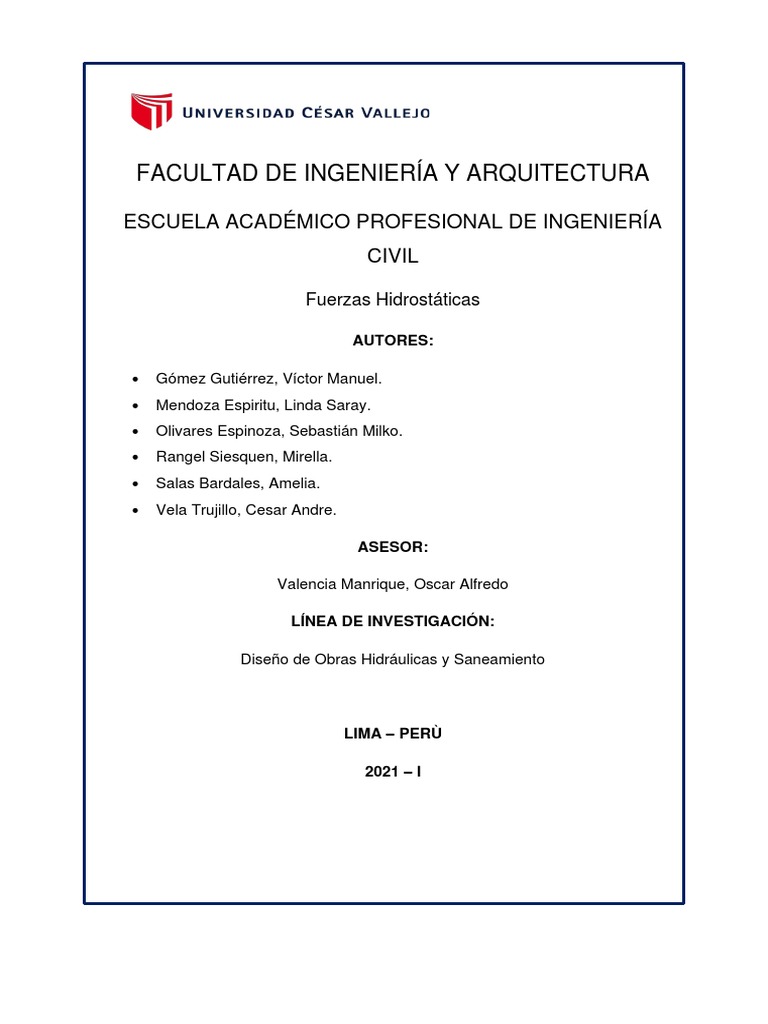 Informe Final de Estática | Descargar gratis PDF | Física | Física Aplicada e Interdisciplinaria