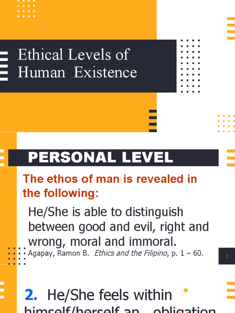 Module 3 Ethical Levels of Human Existence | PDF | Conscience | Morality