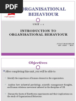 OB 1 Historical Evolution of Organisational Behaviour | PDF ...