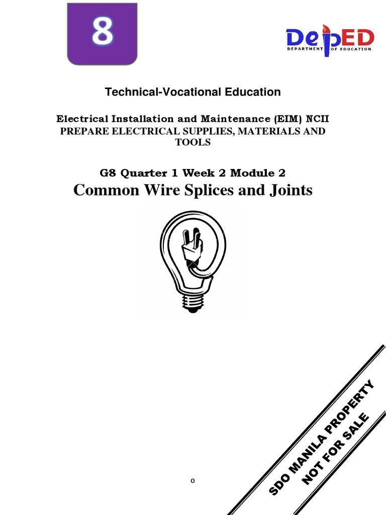 EIM Module 2 | PDF | Electrical Wiring | Wire