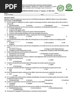 Periodical Exam Entrepreneur 12 | PDF | Entrepreneurship | Business Plan