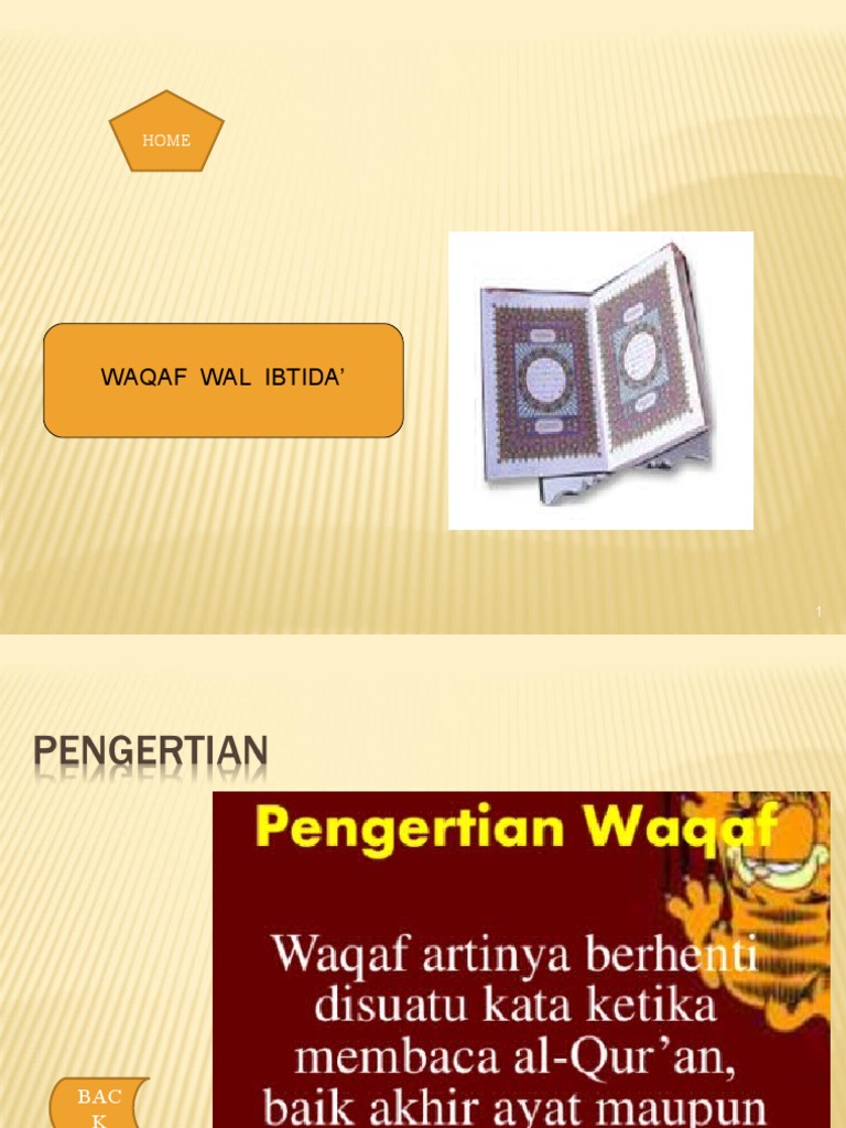 Panduan Tanda Wakaf dalam Bacaan | PDF