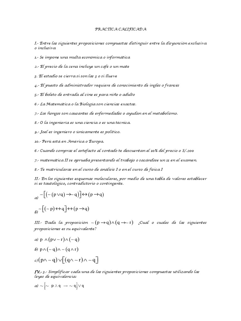 Practica Calificada | PDF