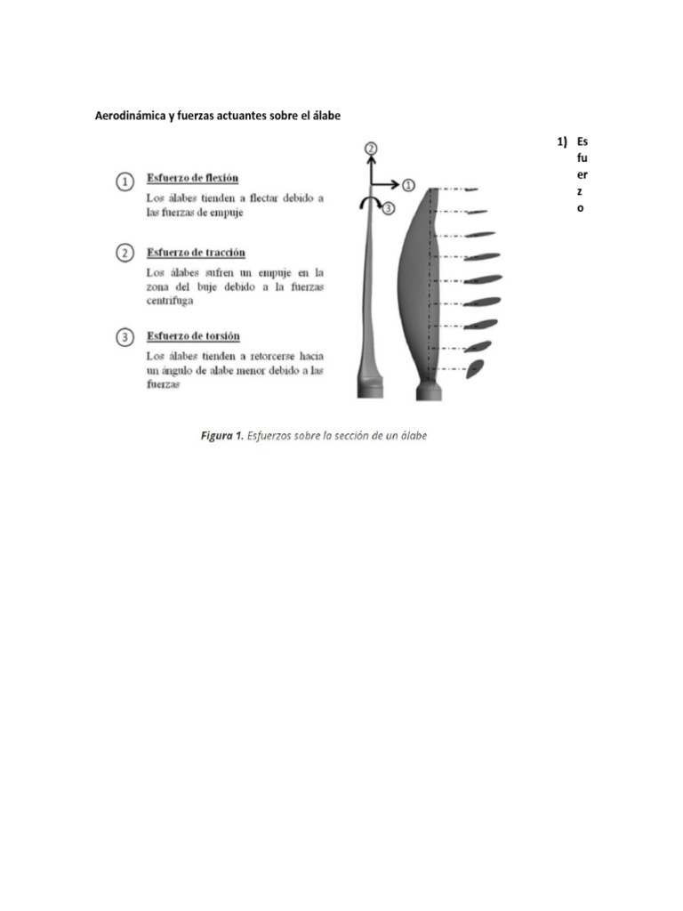 Aerodinámica y Fuerzas Actuantes Sobre El Álabe | PDF | Presión ...