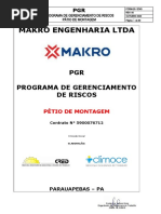 Modelo de PGR 2021 para Empresas | PDF | Avaliação de risco | Química