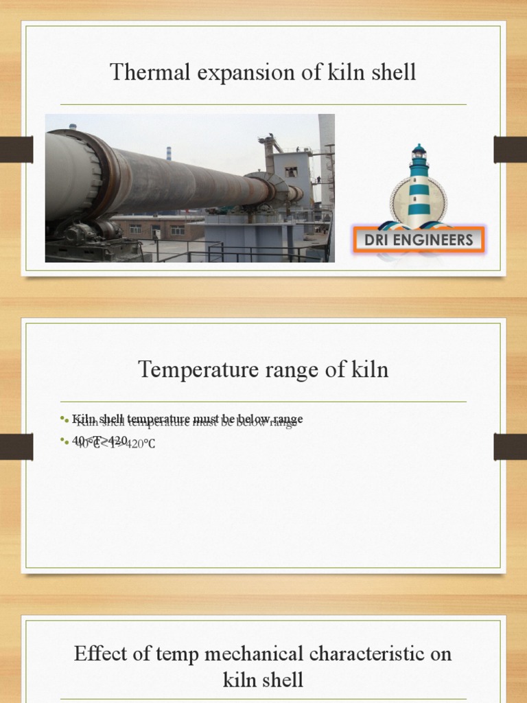 Thermal Expansion of Kiln Shell | PDF