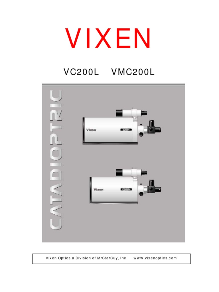 Vixen Vc200l Vmc200l | PDF | Telescopic Sight | Optics