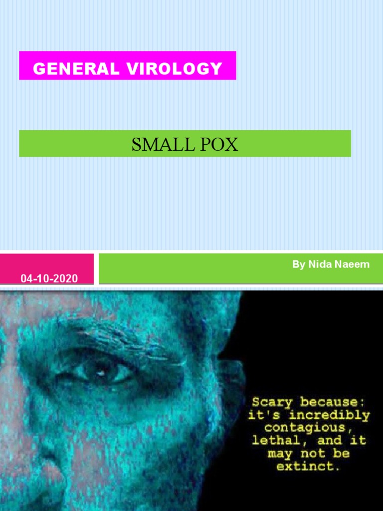 Small Pox: General Virology | Download Free PDF | Smallpox | Tree Of ...