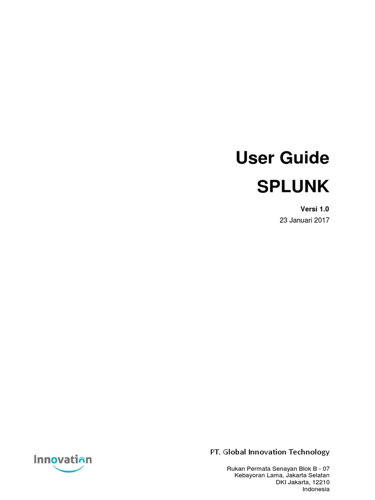 User Guide Splunk | PDF