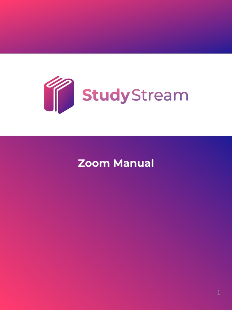 Zoom Manual | PDF | Internet | World Wide Web