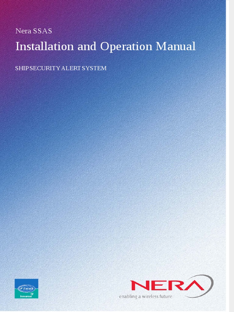 Installation and Operation Manual: Nera SSAS | Download Free PDF ...