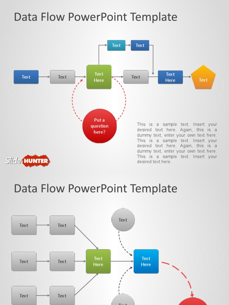 1143 Data Flow Powerpoint Template | PDF | Career & Growth | Computers