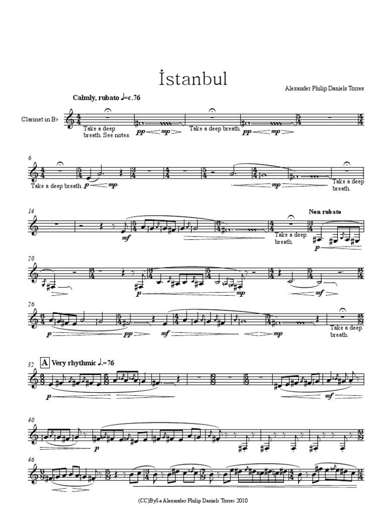 Silent Night for Bb Clarinet | PDF