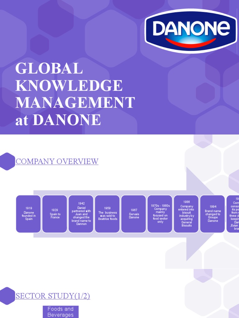 Global Management at Danone | PDF | Revenue | Financial Accounting