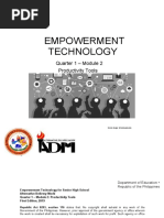 SDO - Navotas - ADMSHS - Emp - Tech - Q2 - M16 - Designing and Developing in Developing An ICT ...