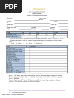 Vehicle Handover Checklist Excel | PDF | Technology & Engineering