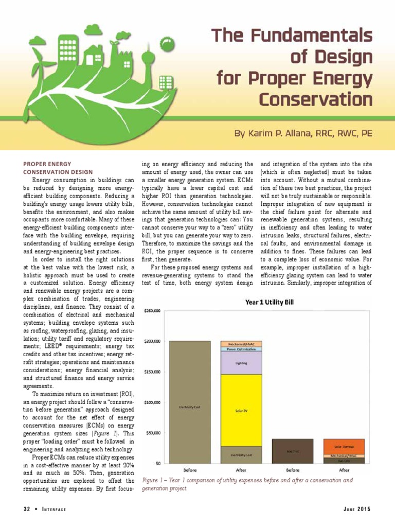 Proper Energy Conservation Design | PDF | Efficient Energy Use ...