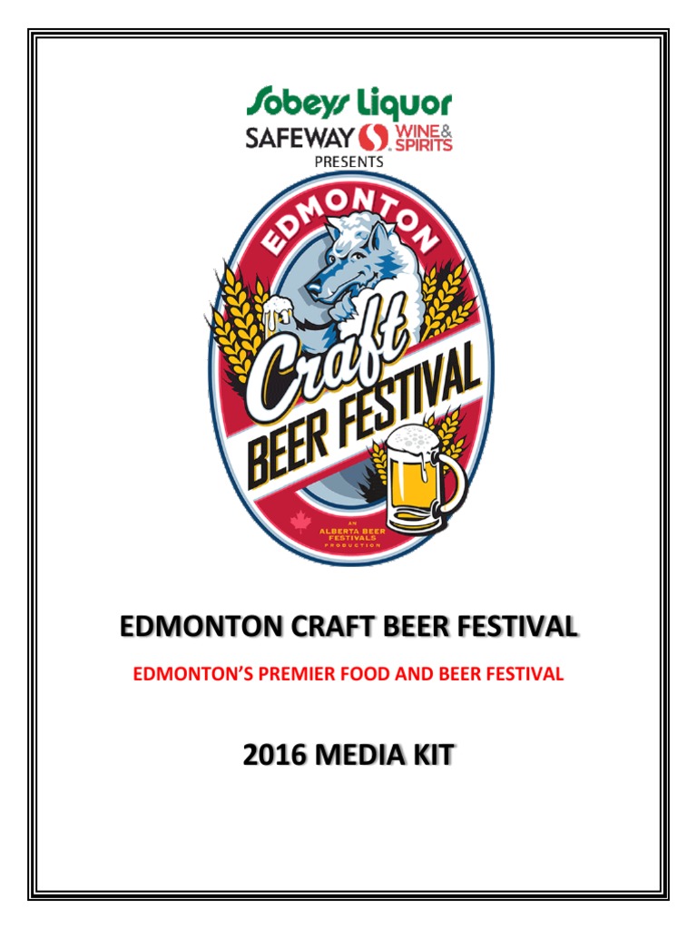 Craft Beer Fest for Enthusiasts | PDF | Beer | Edmonton