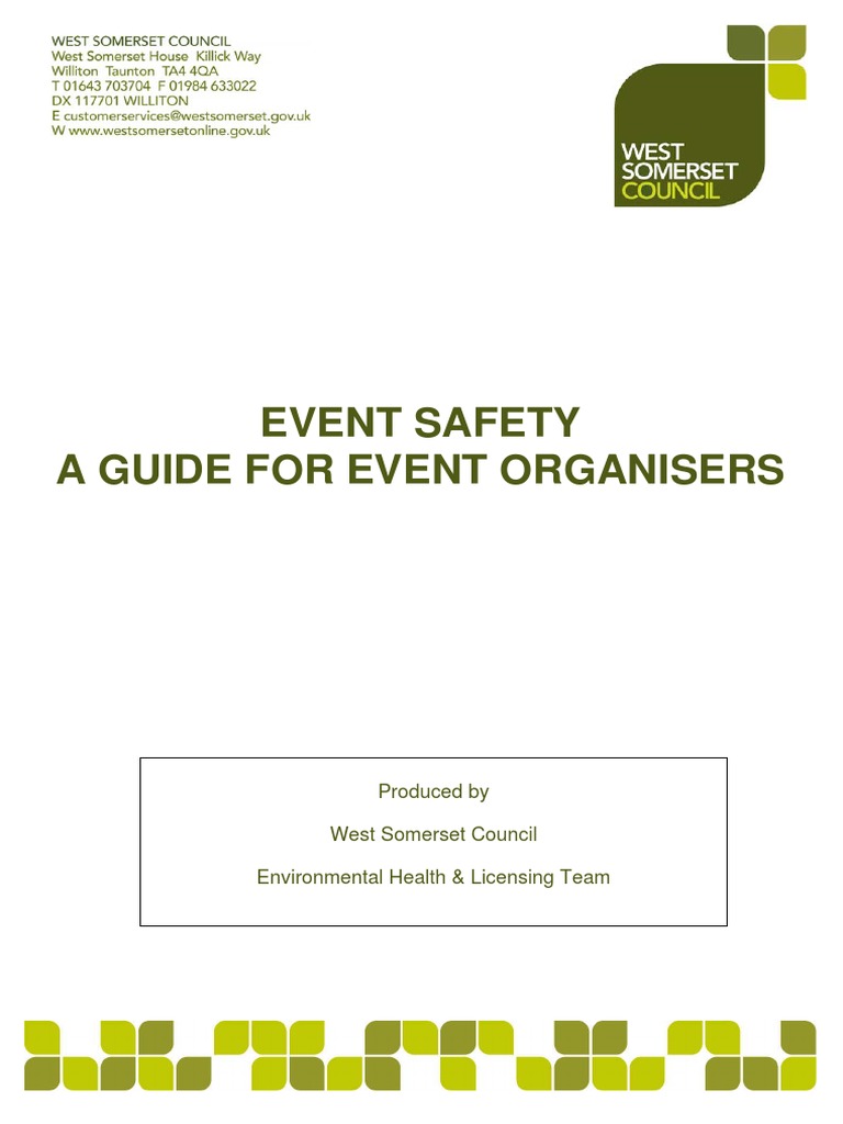 Event Safety Guide For Organisers PDF | PDF | Risk | Risk Assessment
