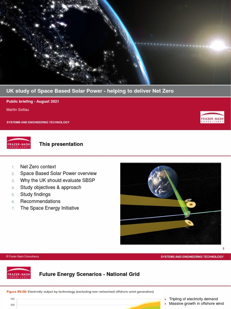SBSP Public Briefing - Aug 2021 | PDF | Solar Power | Sustainability