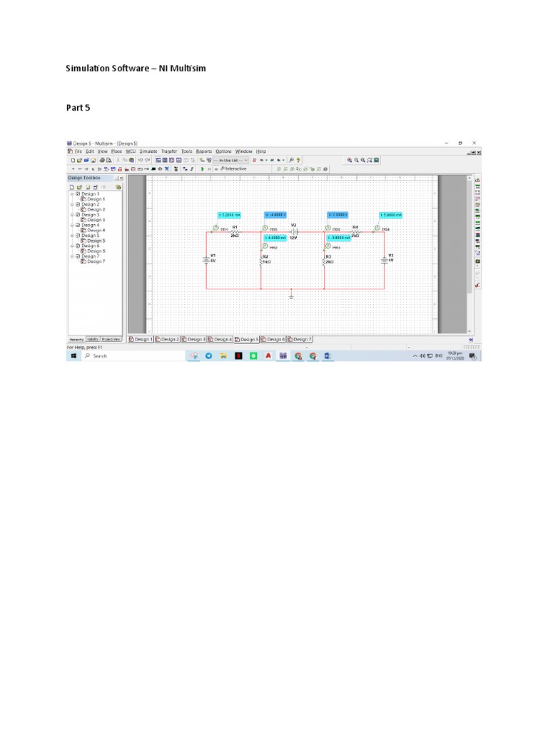 Multisim Part 5 | PDF