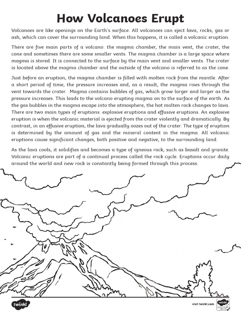 How Volcanoes Erupt Explained | PDF