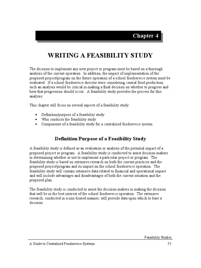 Writing A Feasibility Study | PDF | Feasibility Study | Expense