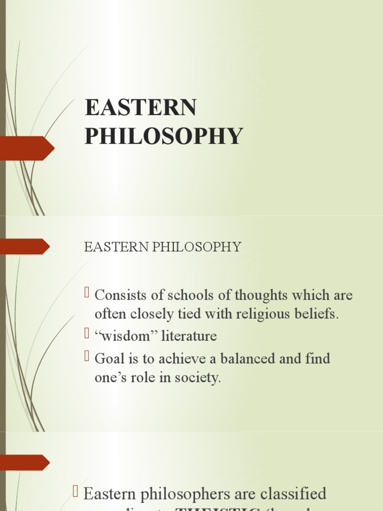 Eastern Philosophy | PDF
