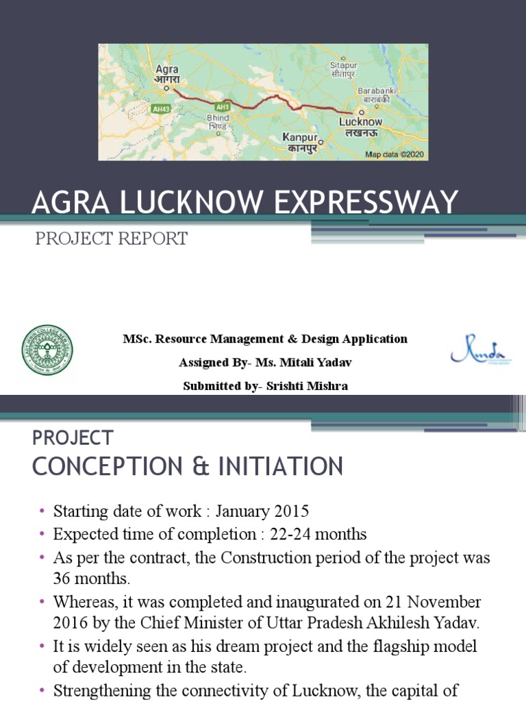 Agra-Lucknow Expressway Project Overview | PDF | Economies
