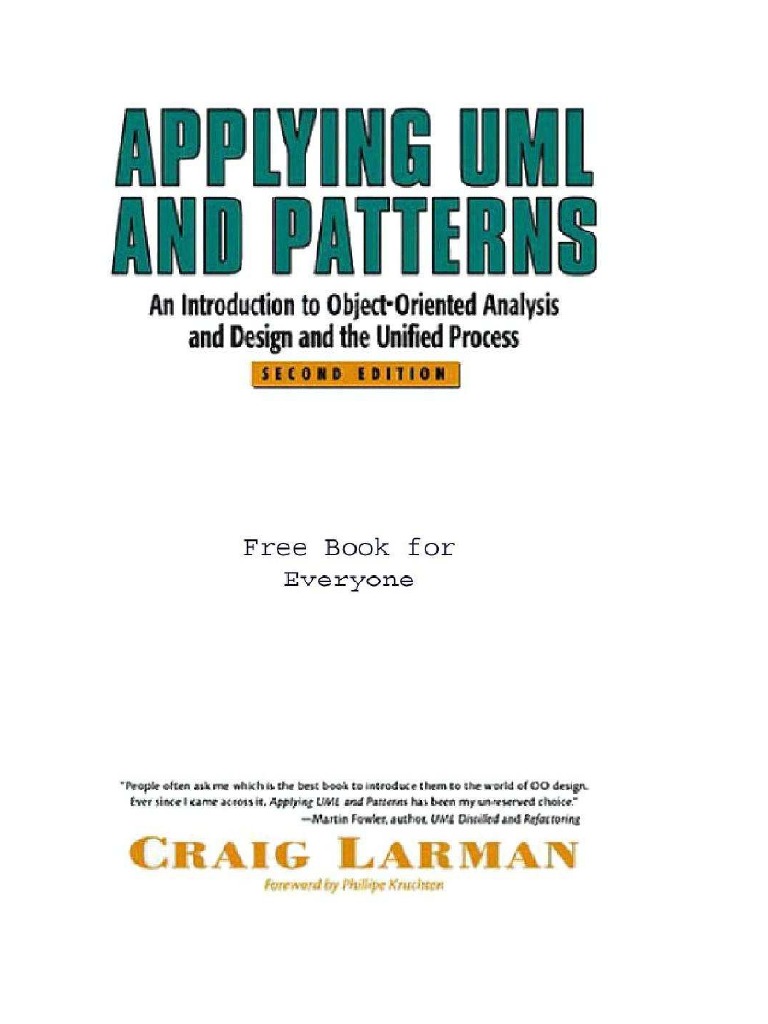Applying UML and Patterns | PDF