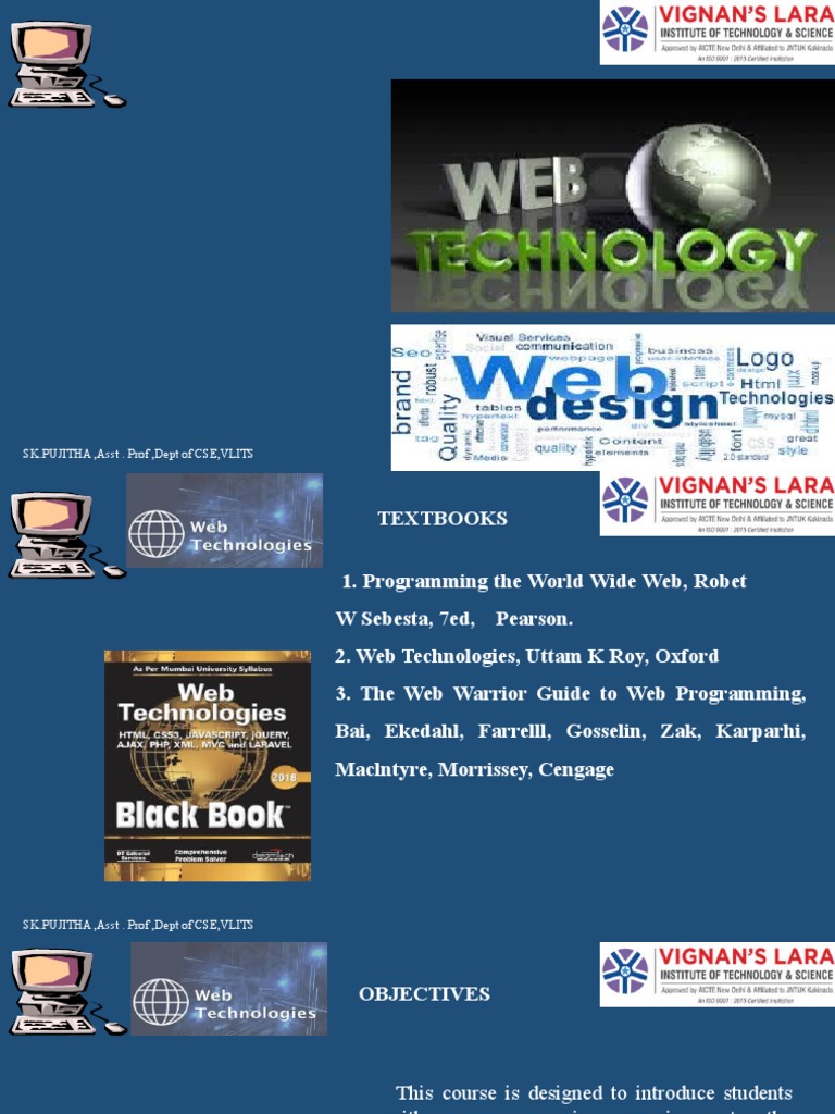 SK - PUJITHA, Asst - Prof, Dept of CSE, VLITS | PDF | Html | Html Element