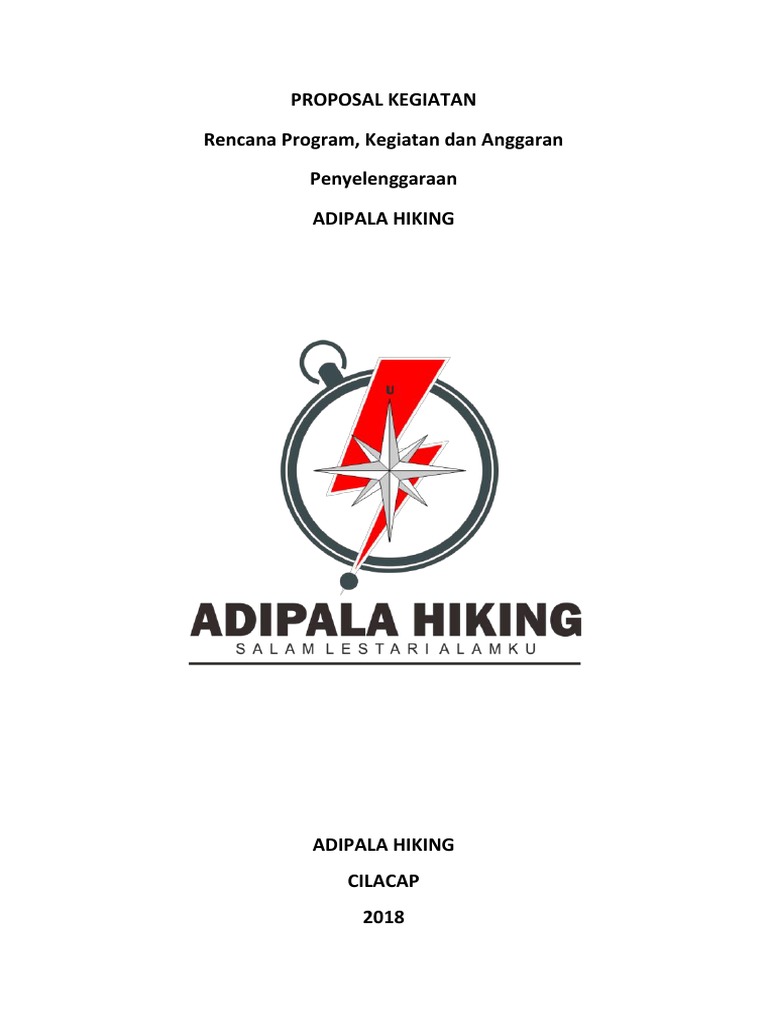 Proposal Kegiatan Pendakian Gunung PDF Free | PDF