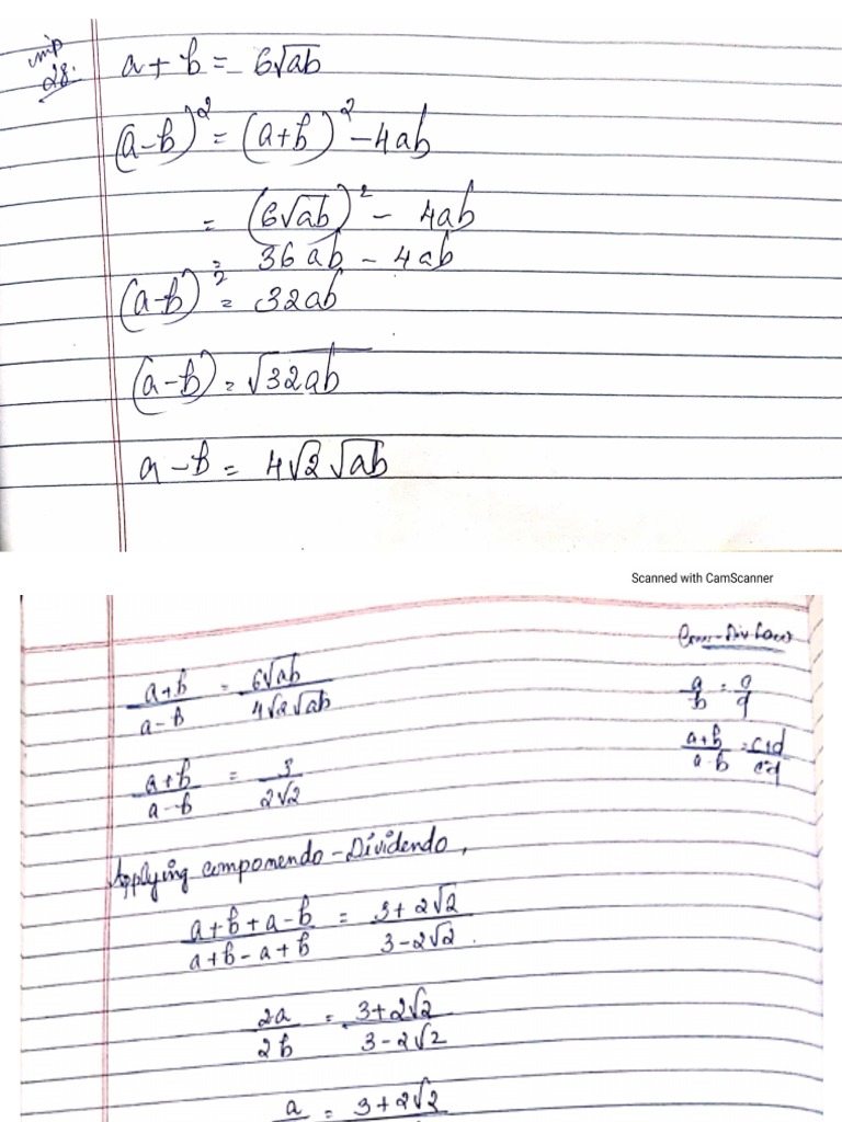 Maths Class 11 Notes Handwritten | PDF