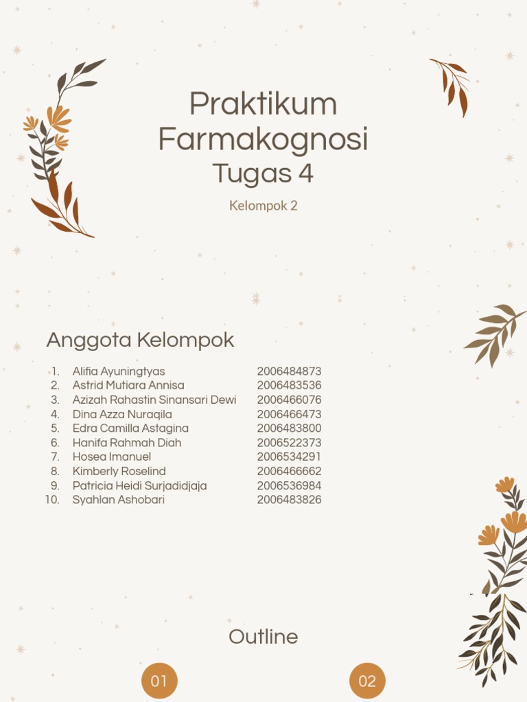 Analisis Digitalis Folium dan Simplisia | PDF | Griya & Taman ...