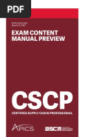 APICS CSCP - 2024 - Module 1 | PDF | Forecasting | Supply Chain