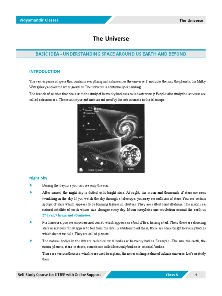 The Universe | PDF | Solar System | Planets