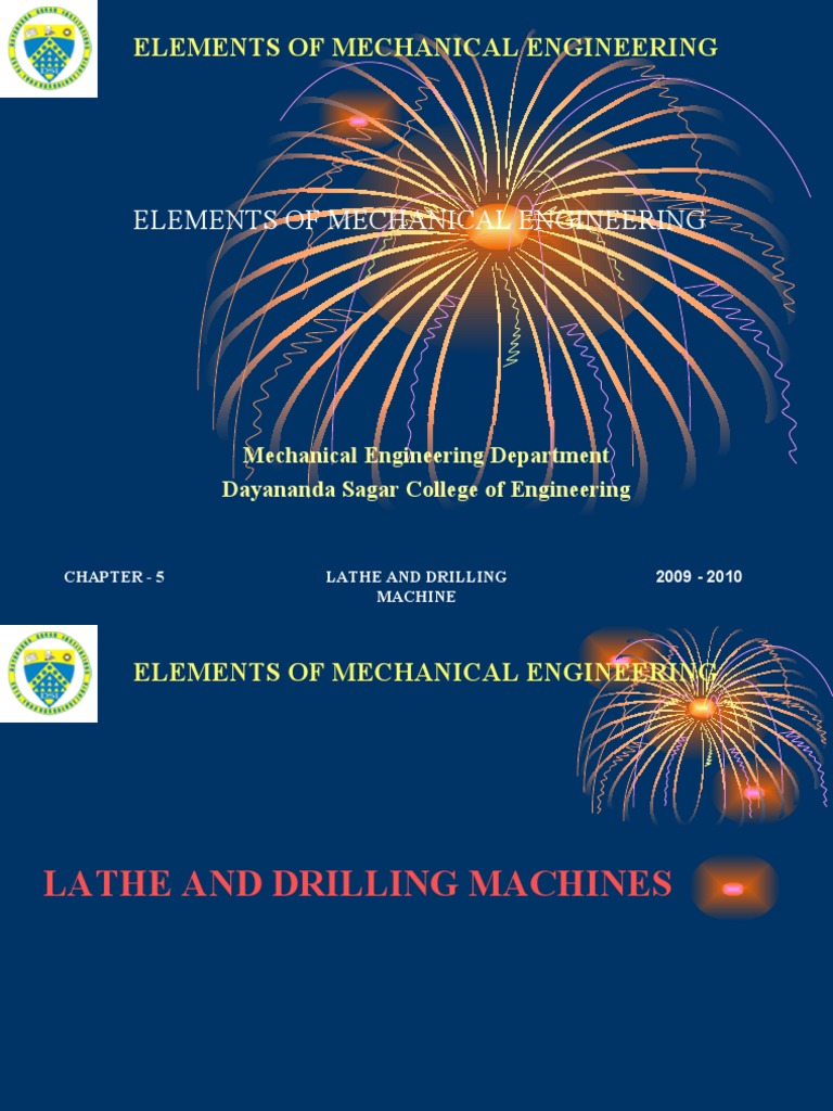 Elements of Mechanical Engineering | PDF | Drill | Drilling