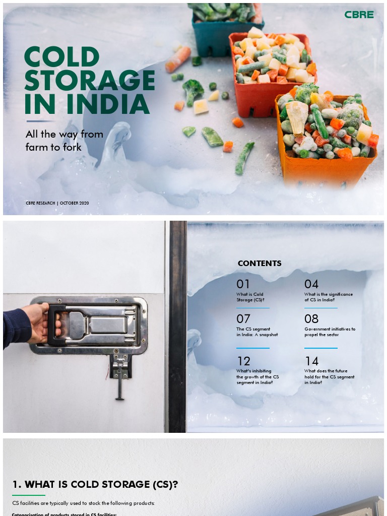 India - Major Report - Cold Storage in India - All The Way From Farm To ...
