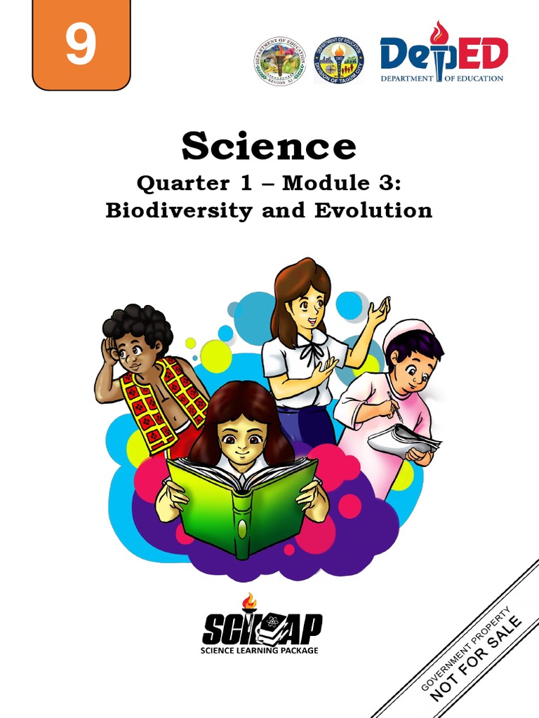 Scienc E: Quarter 1 - Module 3: Biodiversity and Evolution | Download ...
