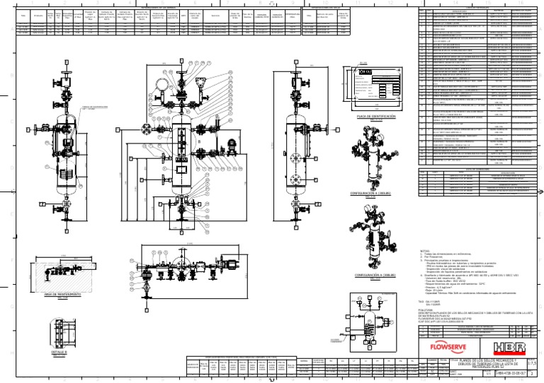 Plan API 52 - GA Drawing - 22604 - I-HBR-4728-33-DE-017 | PDF ...