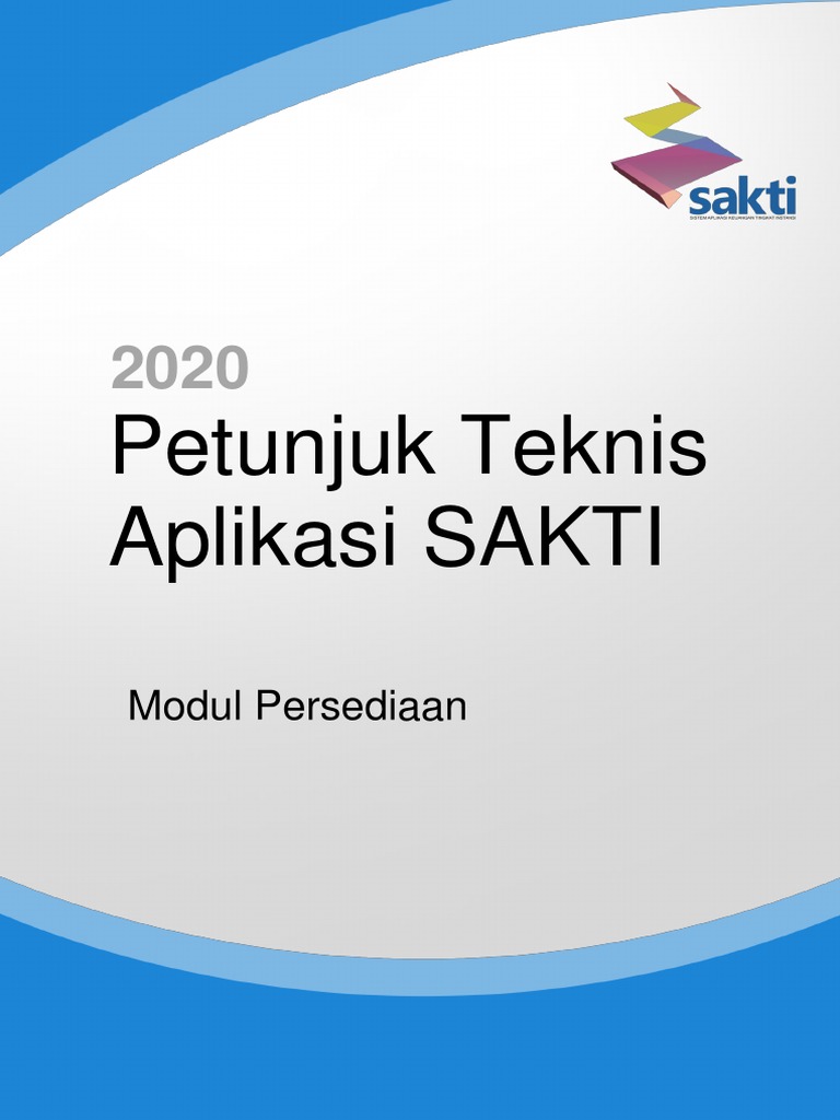 Juknis Sakti Web-Persediaan - 30122020 | PDF | Bisnis | Pengelolaan Keuangan & Uang