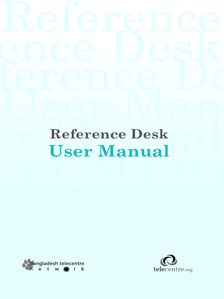 Reference Desk User Manual | PDF | Information And Communications ...
