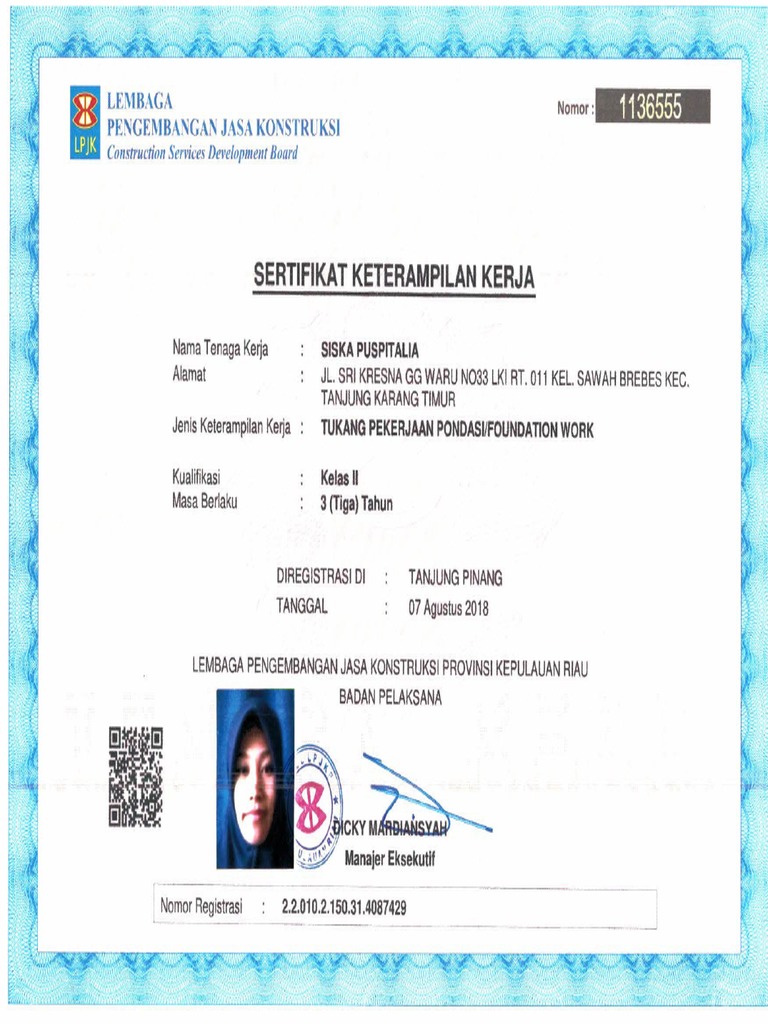 Siska Puspitalia (SKT Tukang Pekerjaan Pondasi | PDF