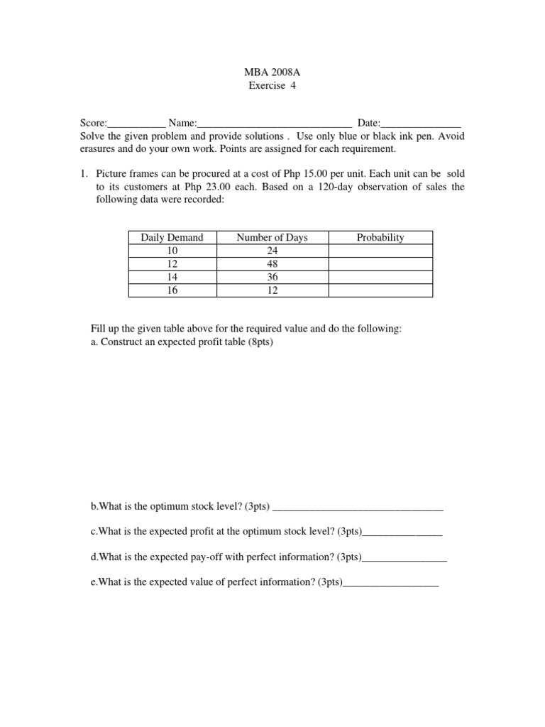 Inventory Profit Analysis Task | PDF | Computers