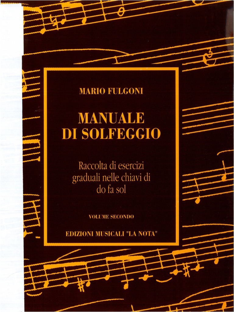 M.fulgoni Manuale Di Solfeggio Vol.2 | PDF